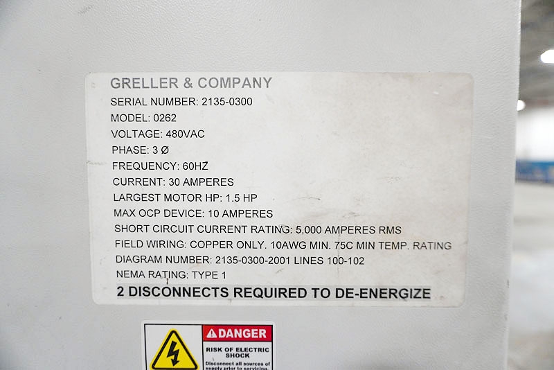 Greller 0262 Two Head CNC Vinyl Window Sash Corner Cleaner (2020)